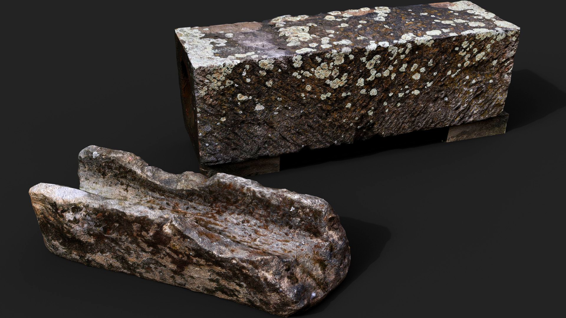 3D Ancient Ruins Debris Blocks PBR Photogrammetry Model - TurboSquid ...