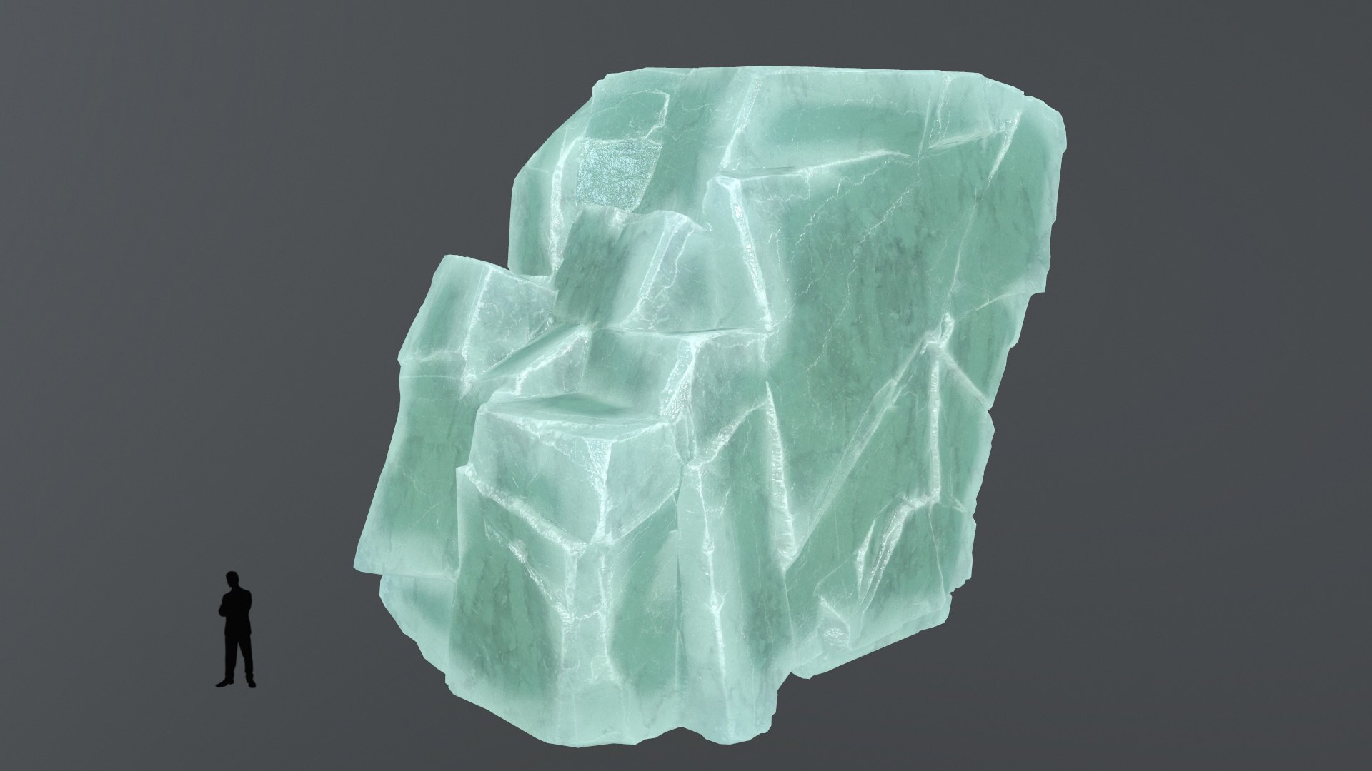 3D ice rock model - TurboSquid 1827605