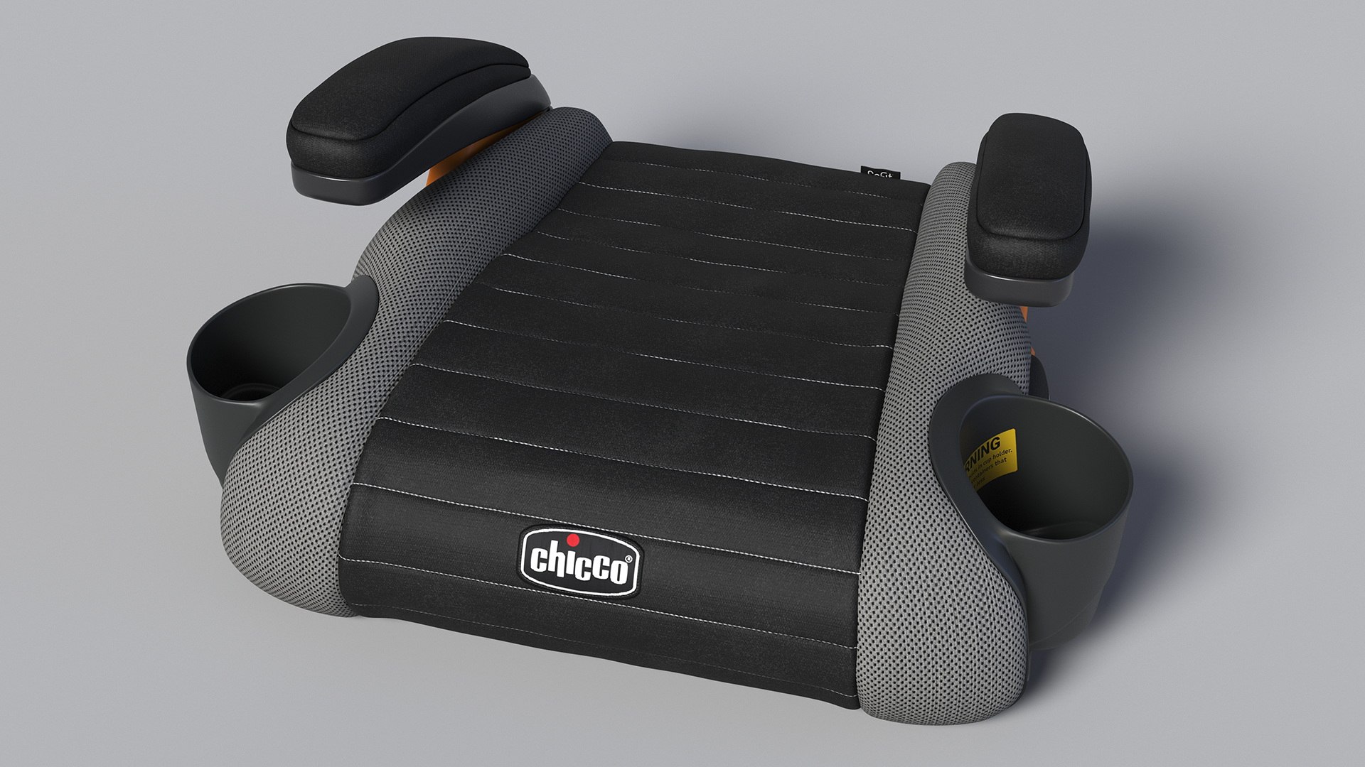 Backless Car Seat Chicco Grey 3D Model - TurboSquid 2197365