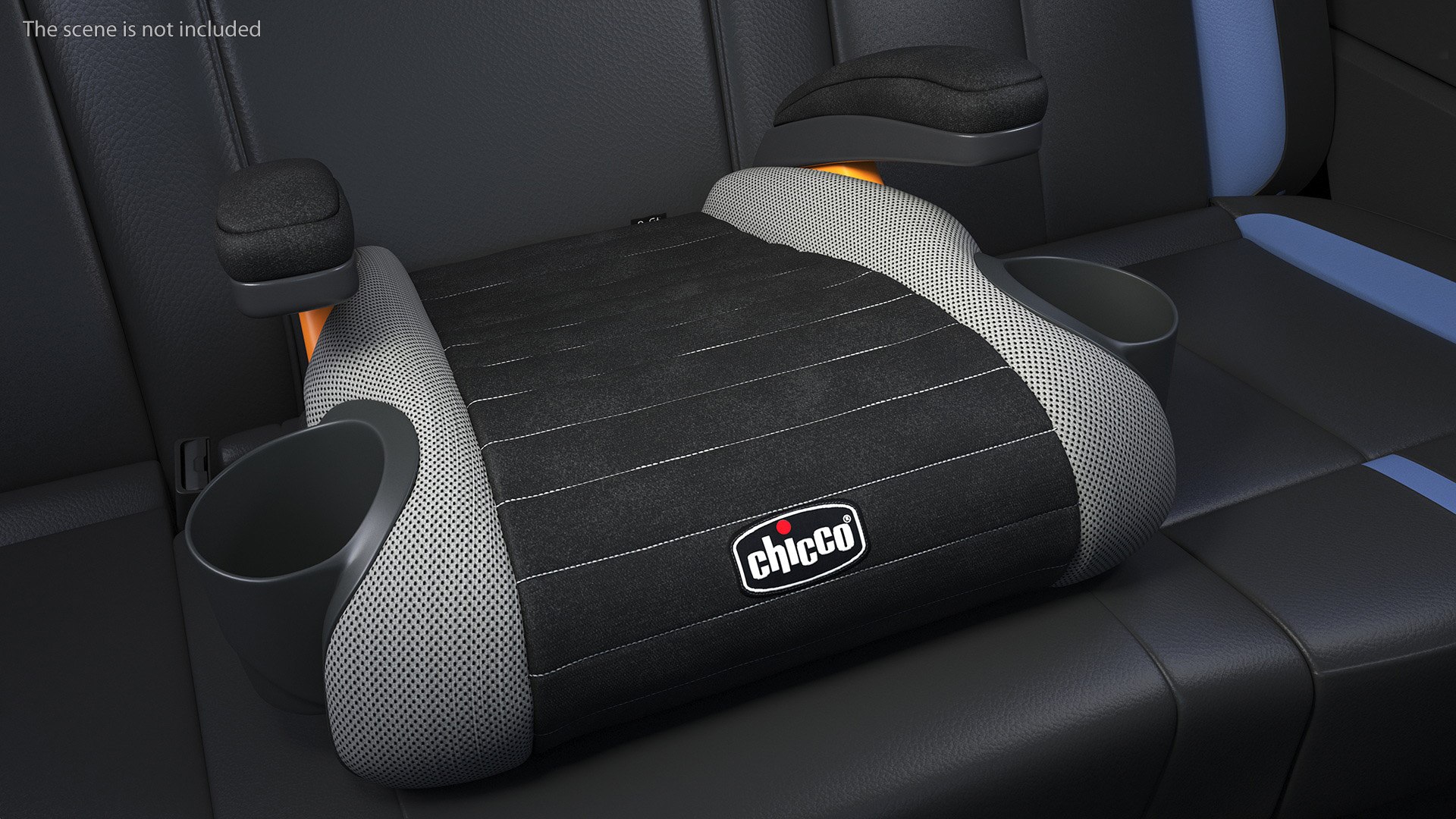 Backless Car Seat Chicco Grey 3D Model - TurboSquid 2197365