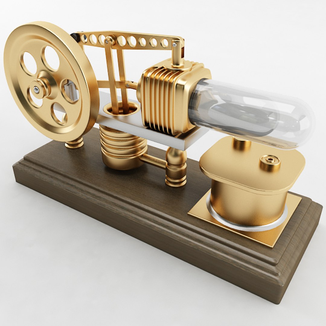 Robinson Stirling Engine 3D Model - TurboSquid 1298489