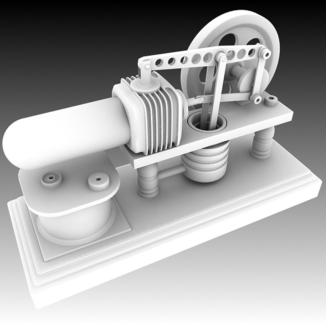 Robinson Stirling Engine 3D Model - TurboSquid 1298489