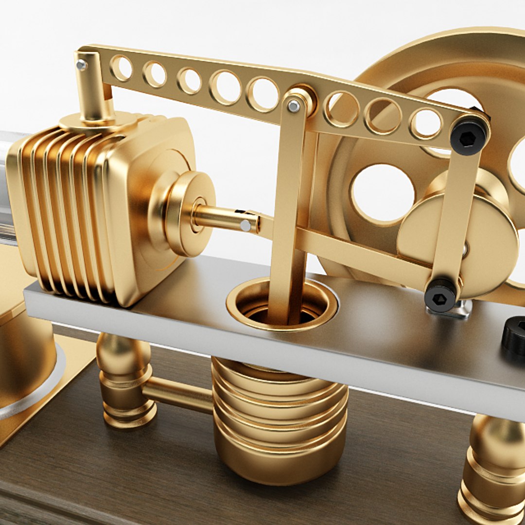 Robinson Stirling Engine 3D Model - TurboSquid 1298489