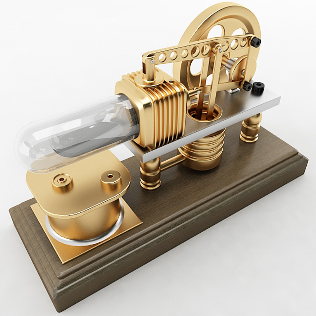 Robinson Stirling Engine 3D Model - TurboSquid 1298489