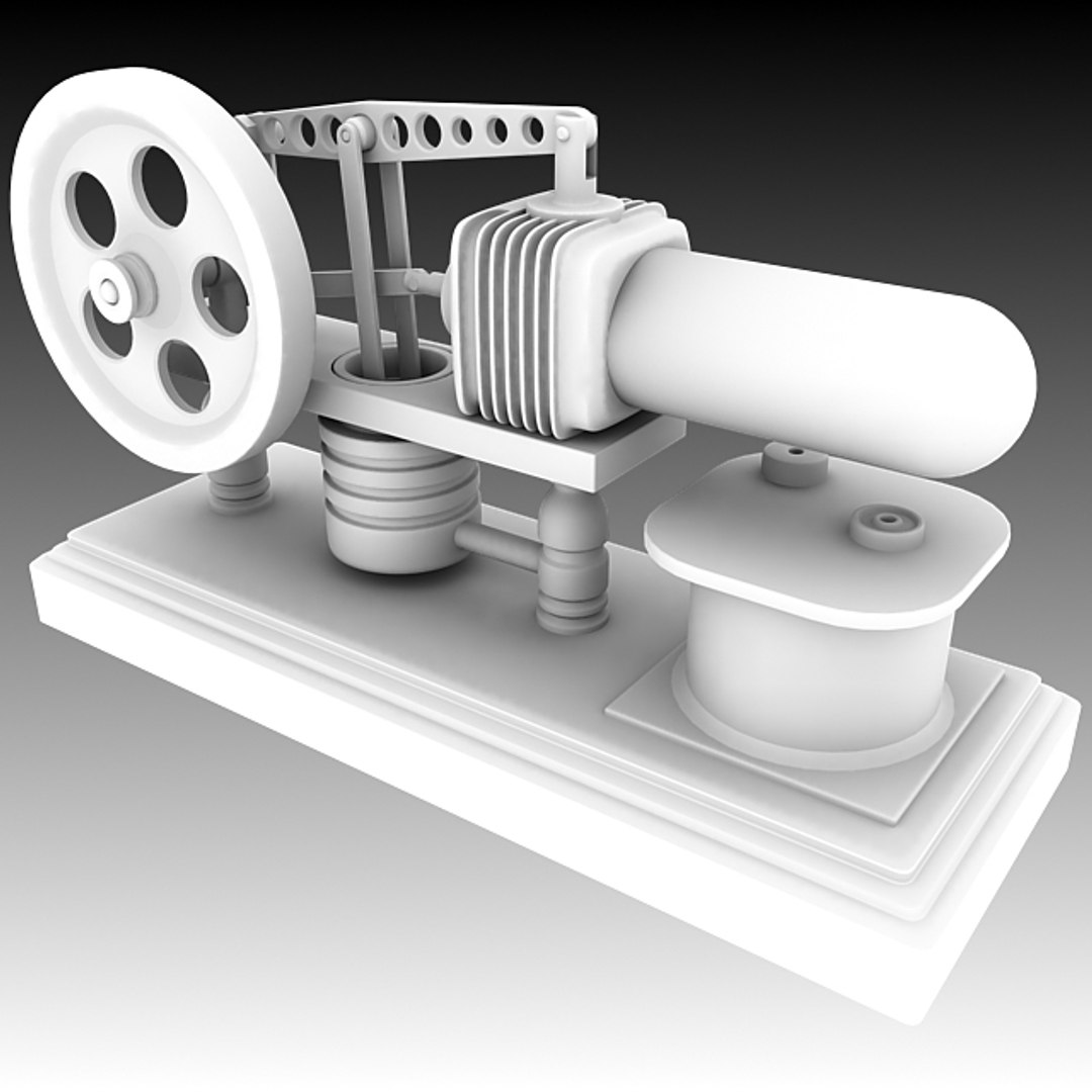Robinson Stirling Engine 3D Model - TurboSquid 1298489