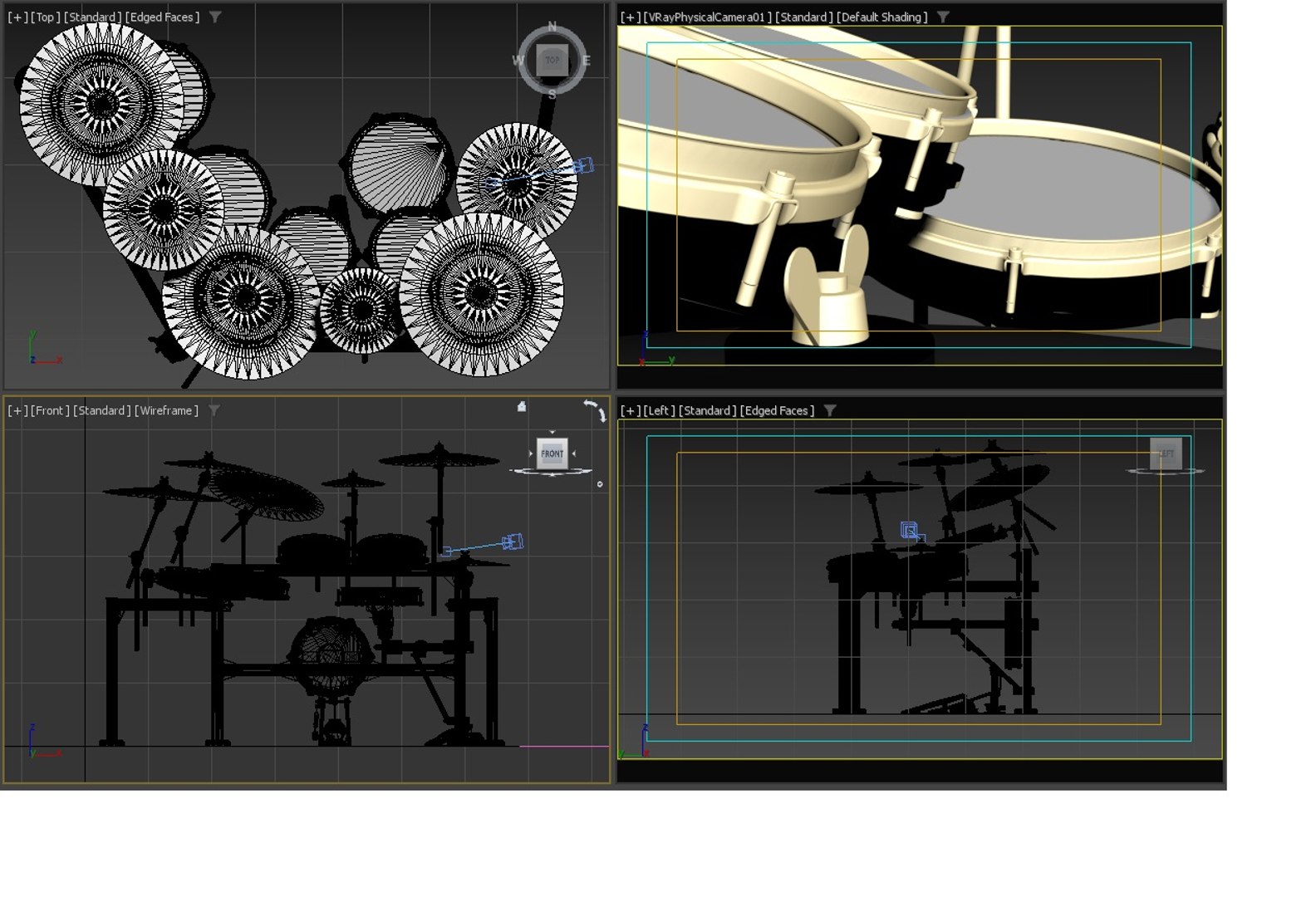 Electronic Drums Model - TurboSquid 2144925