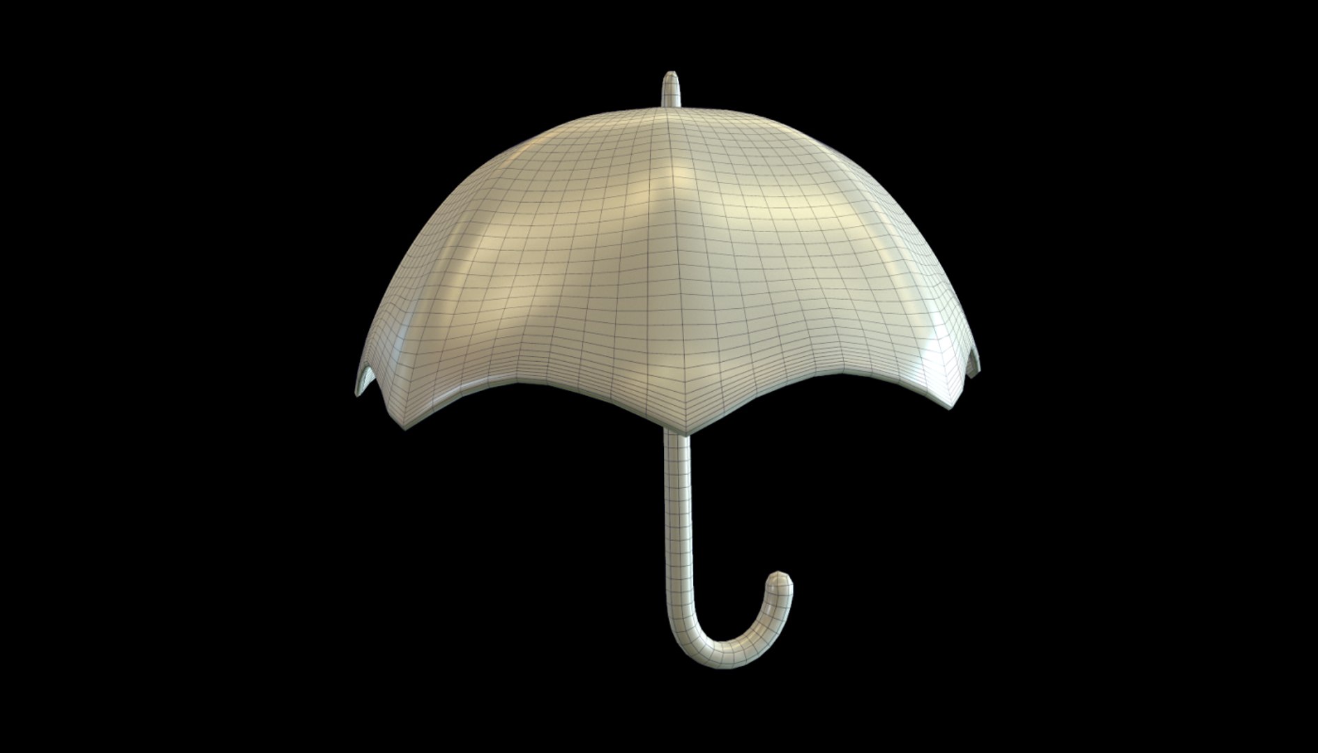 Umbrella Icon 3D - TurboSquid 1182326