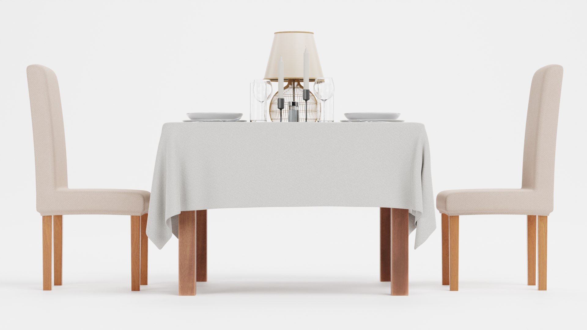 3D Model Restaurant Table Full 5 - TurboSquid 1958474