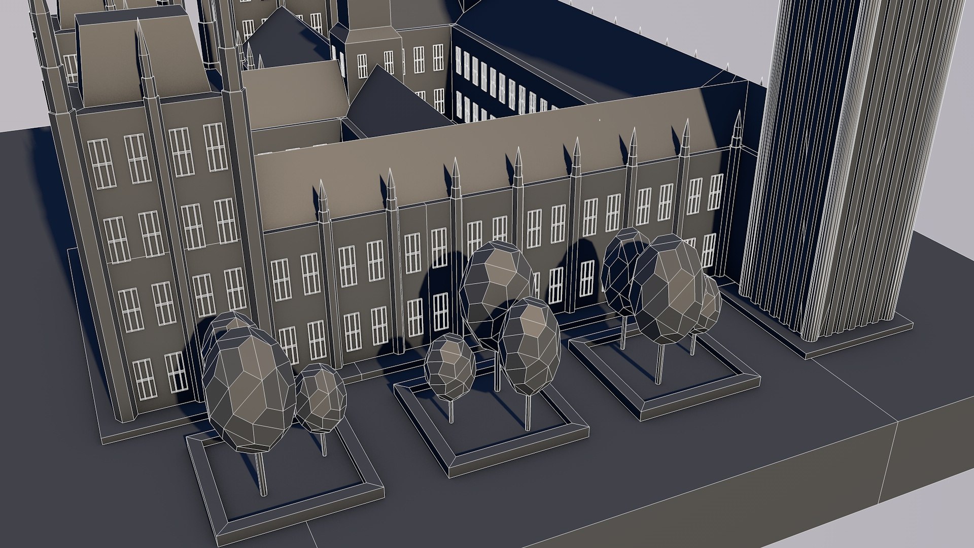 3D Big Ben Cartoon Low Poly Model - TurboSquid 2033660