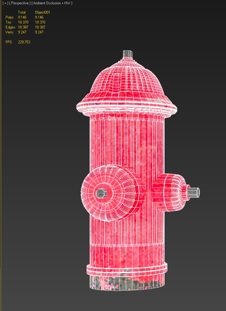3d Hydrant Model
