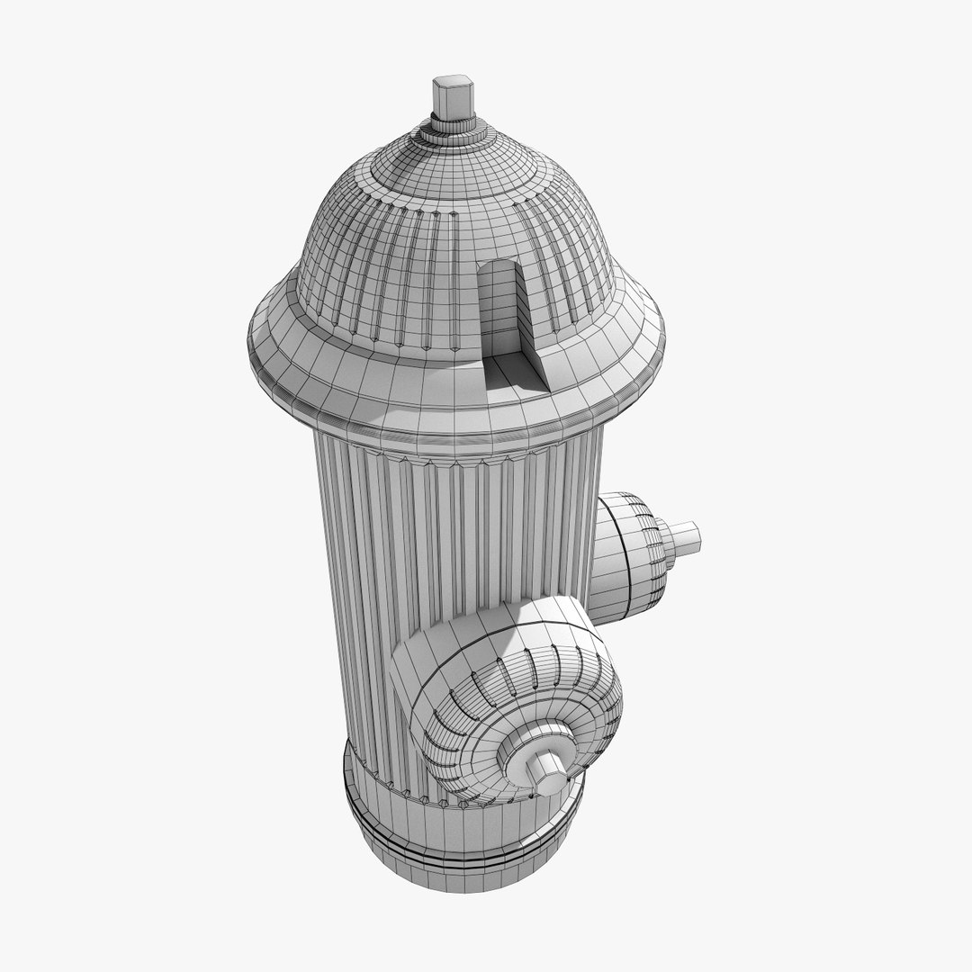 3d Hydrant Model