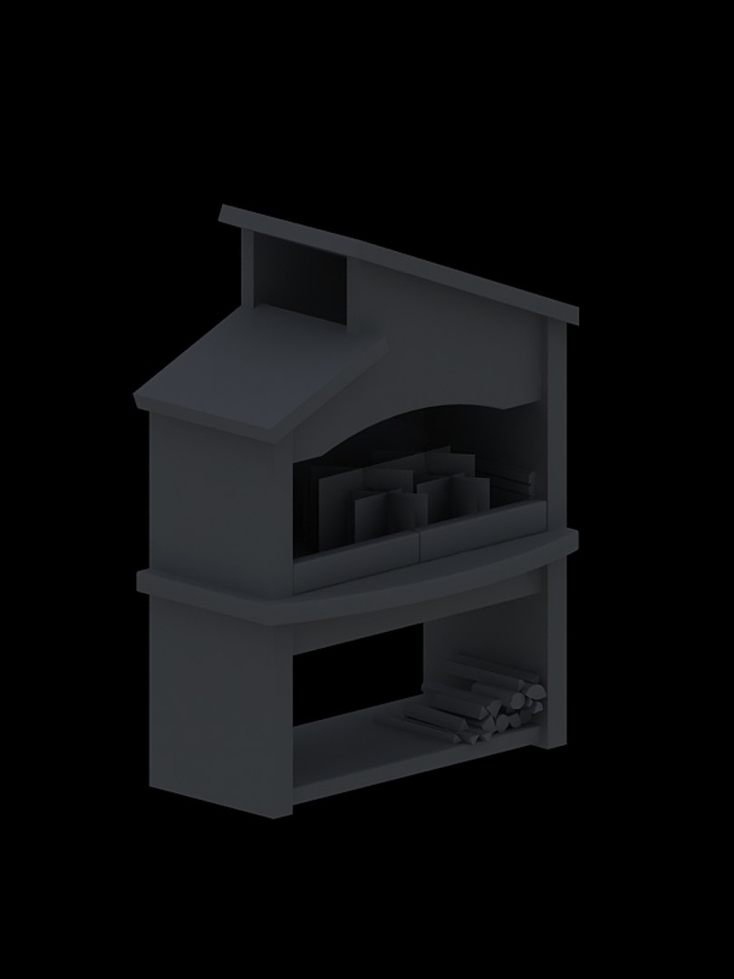 bbq grill 3d model