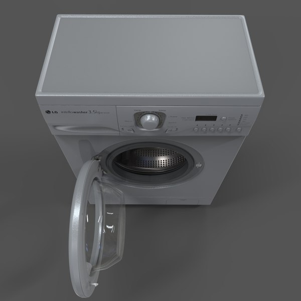 Washing machine lg intellowasher 3D - TurboSquid 1698861