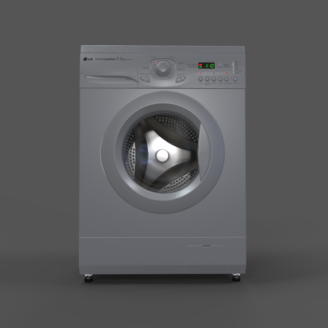 Washing machine lg intellowasher 3D - TurboSquid 1698861