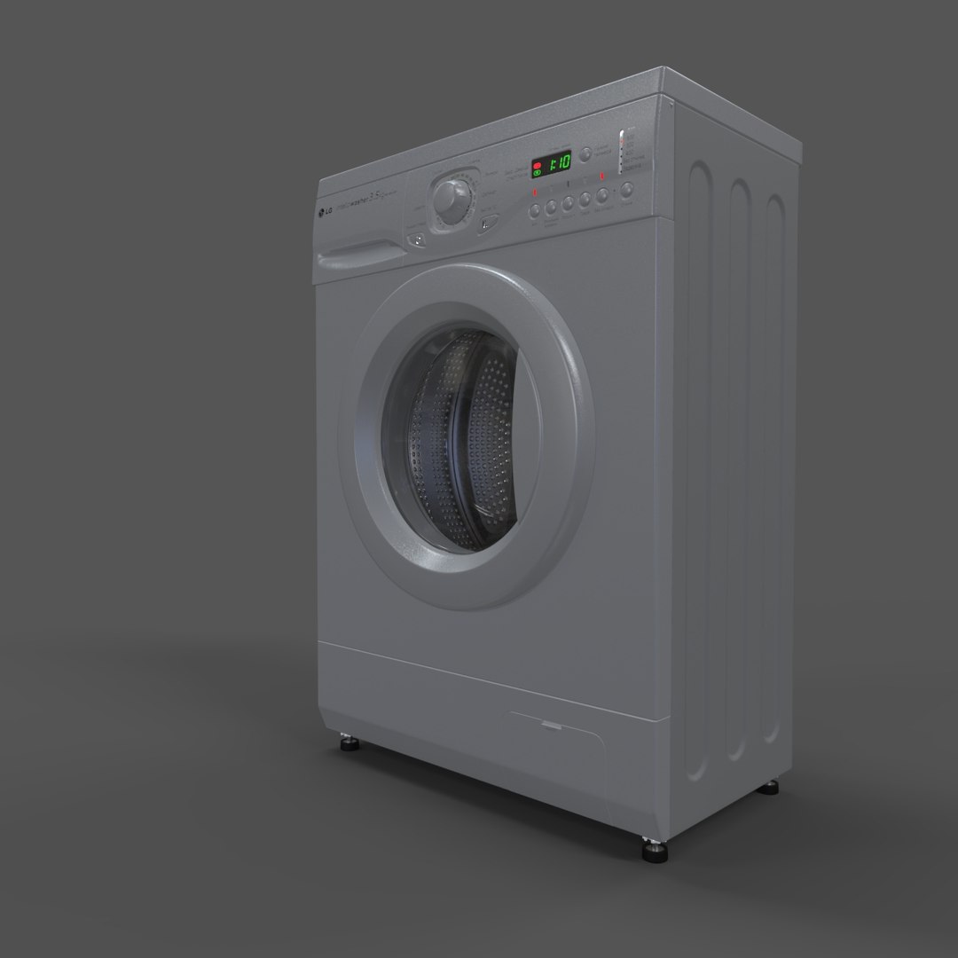 Washing Machine Lg Intellowasher 3D - TurboSquid 1698861