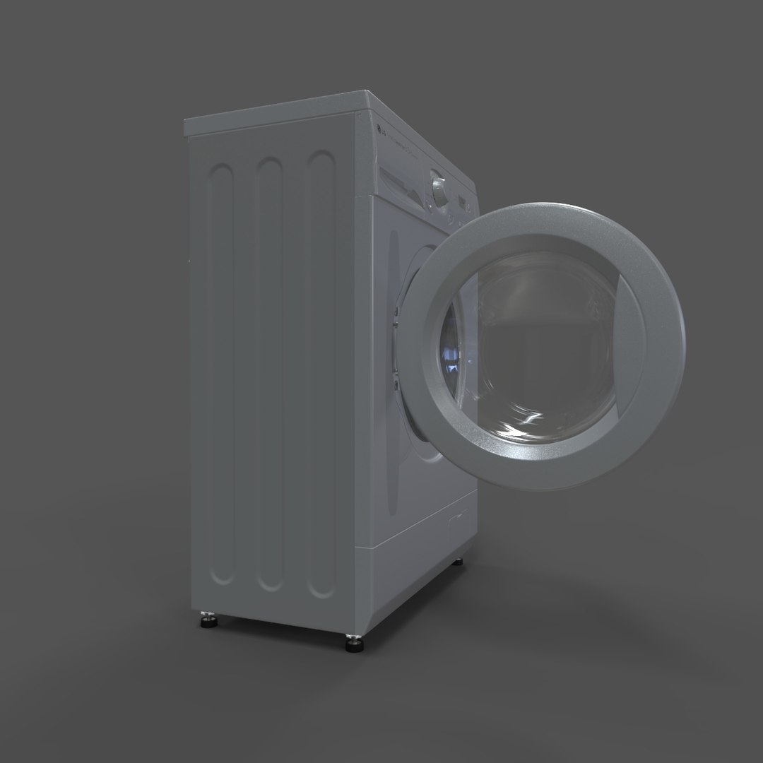 Washing Machine Lg Intellowasher 3D - TurboSquid 1698861