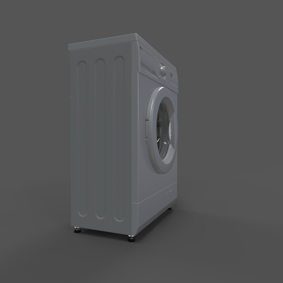 Washing Machine Lg Intellowasher 3D - TurboSquid 1698861