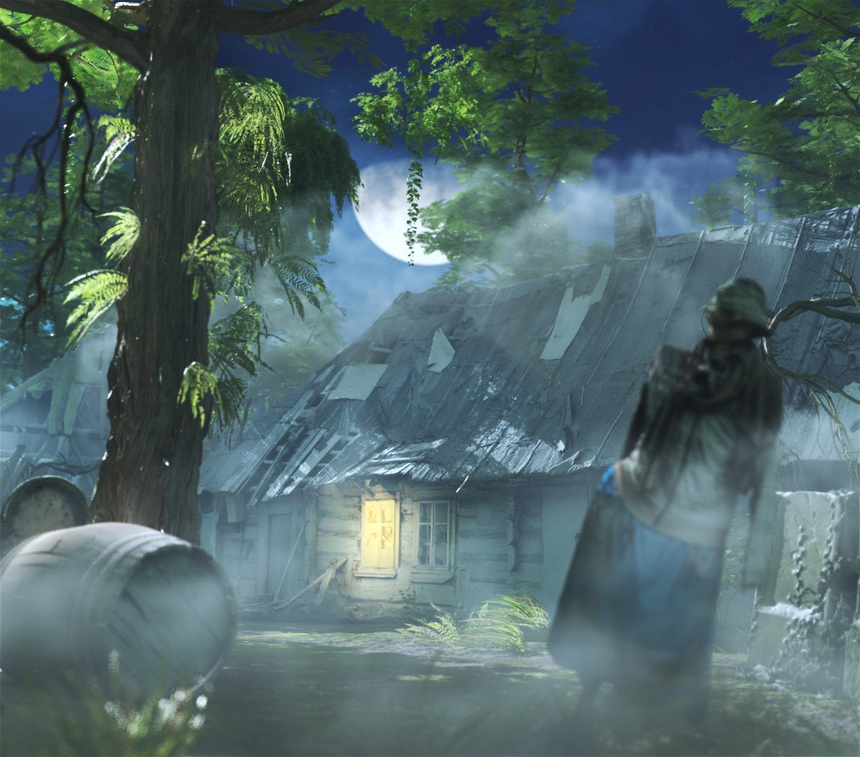 Haunted House Scene 3D Model - TurboSquid 1994918