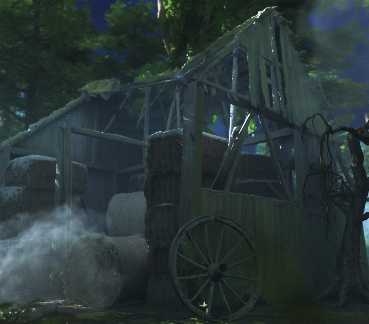 Haunted House Scene 3D Model - TurboSquid 1994918