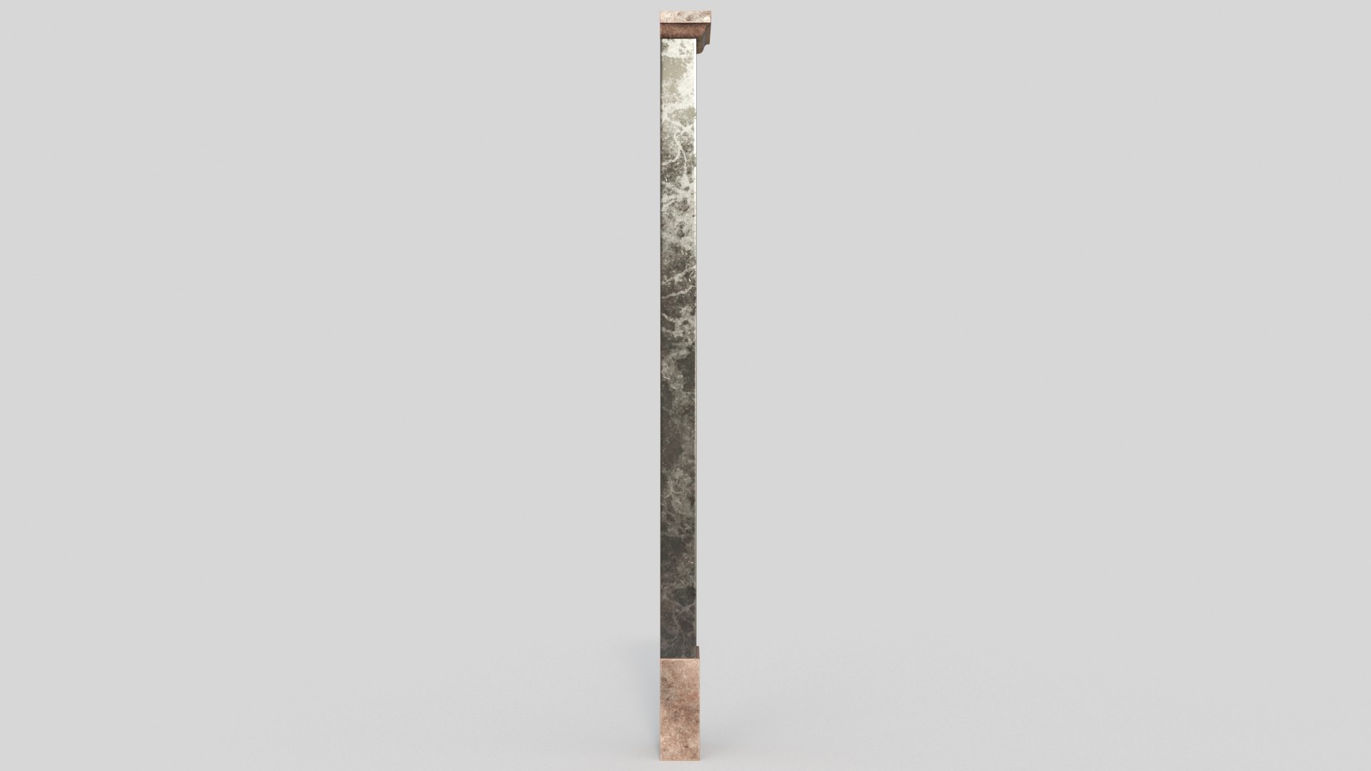 Embedded Black Marble Column 3D Model - TurboSquid 1802935
