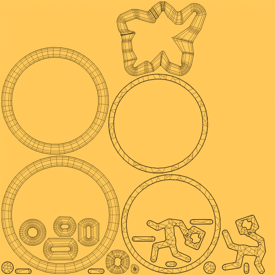 3D Doctor on call Symbol Gold - TurboSquid 2065304