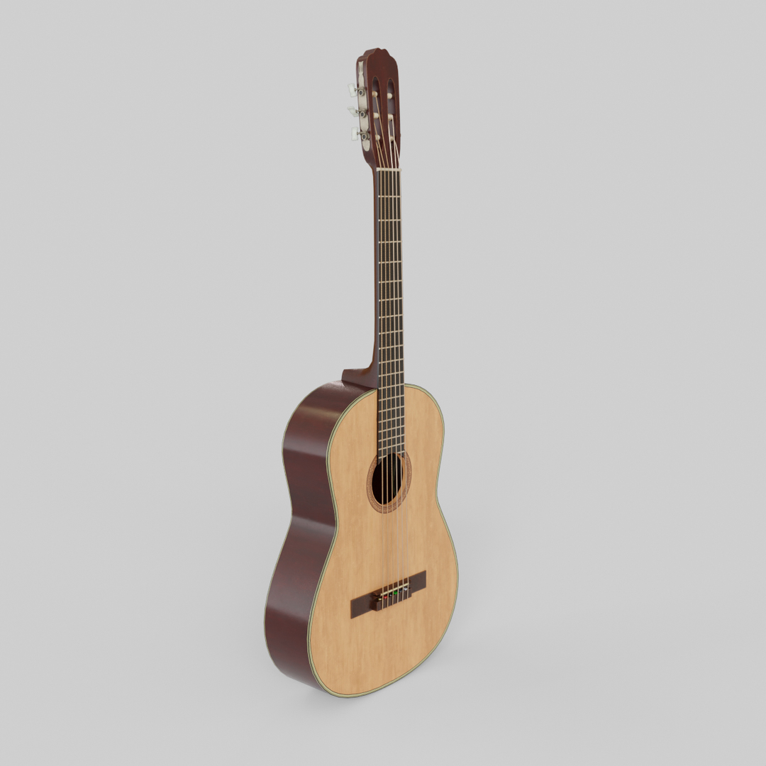 3D Model Acoustic Guitar - TurboSquid 1975282