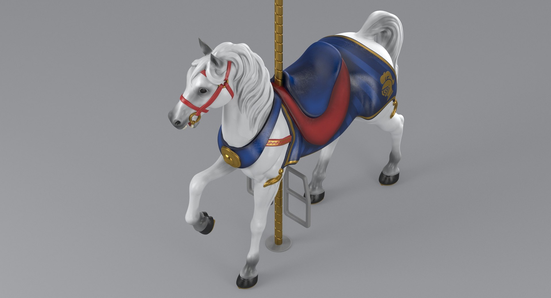 3D Carousel Horse - TurboSquid 1347535