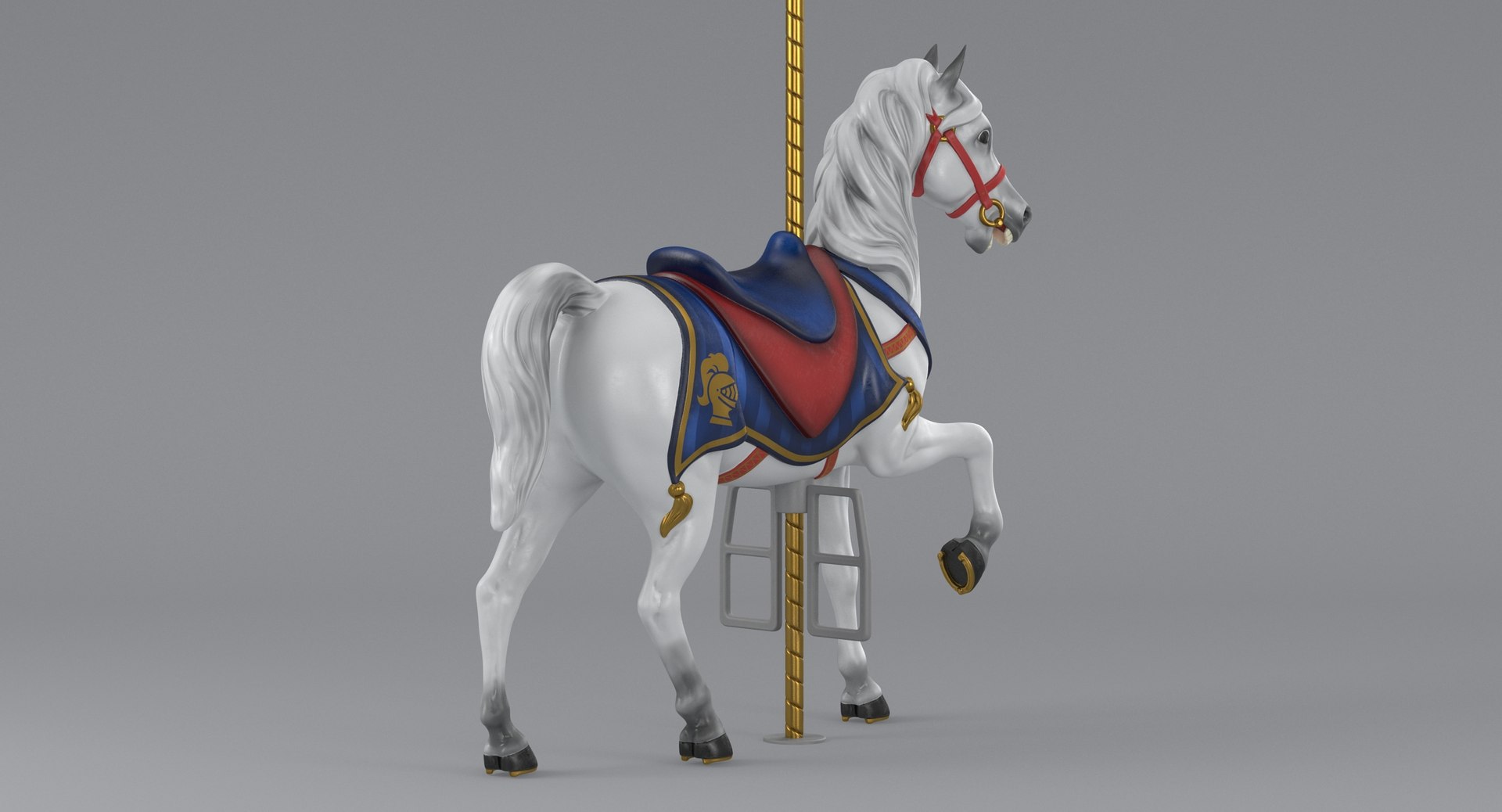 3D Carousel Horse - TurboSquid 1347535
