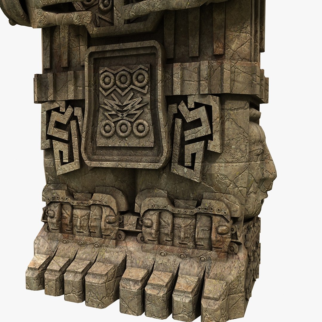 Aztec Stone 3d Max