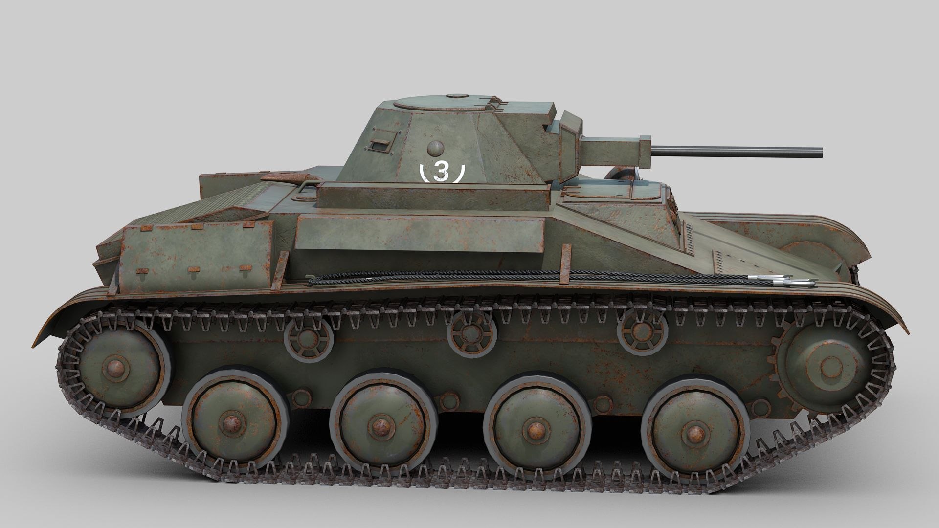 T 60 Light Tank 3D - TurboSquid 1830175