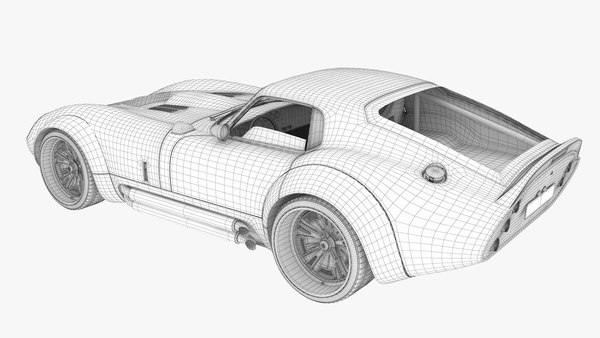 Shelby daytona coupe le mans 3D model - TurboSquid 1634914