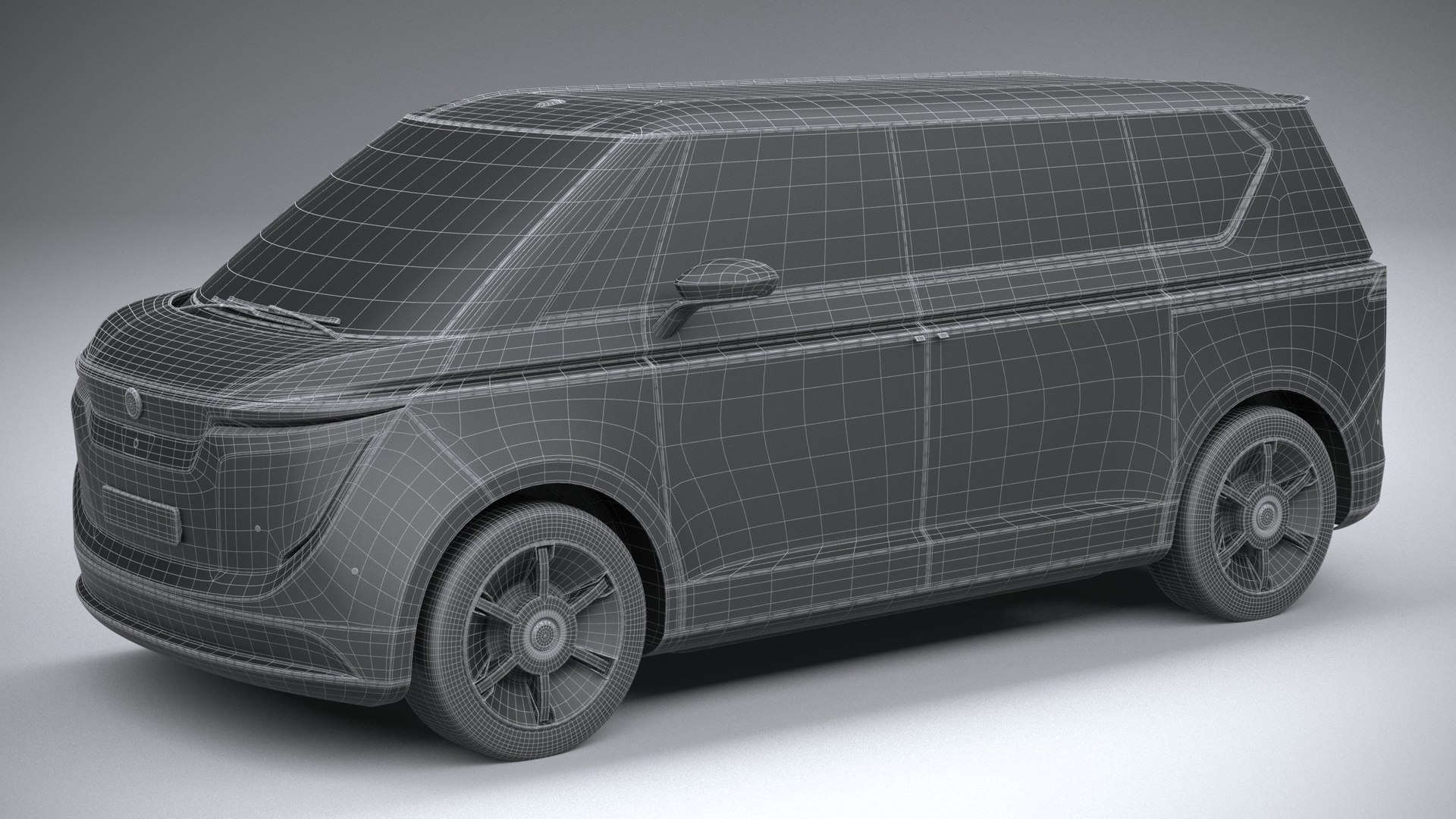 Generic Van EV v1 2023 model - TurboSquid 1983608