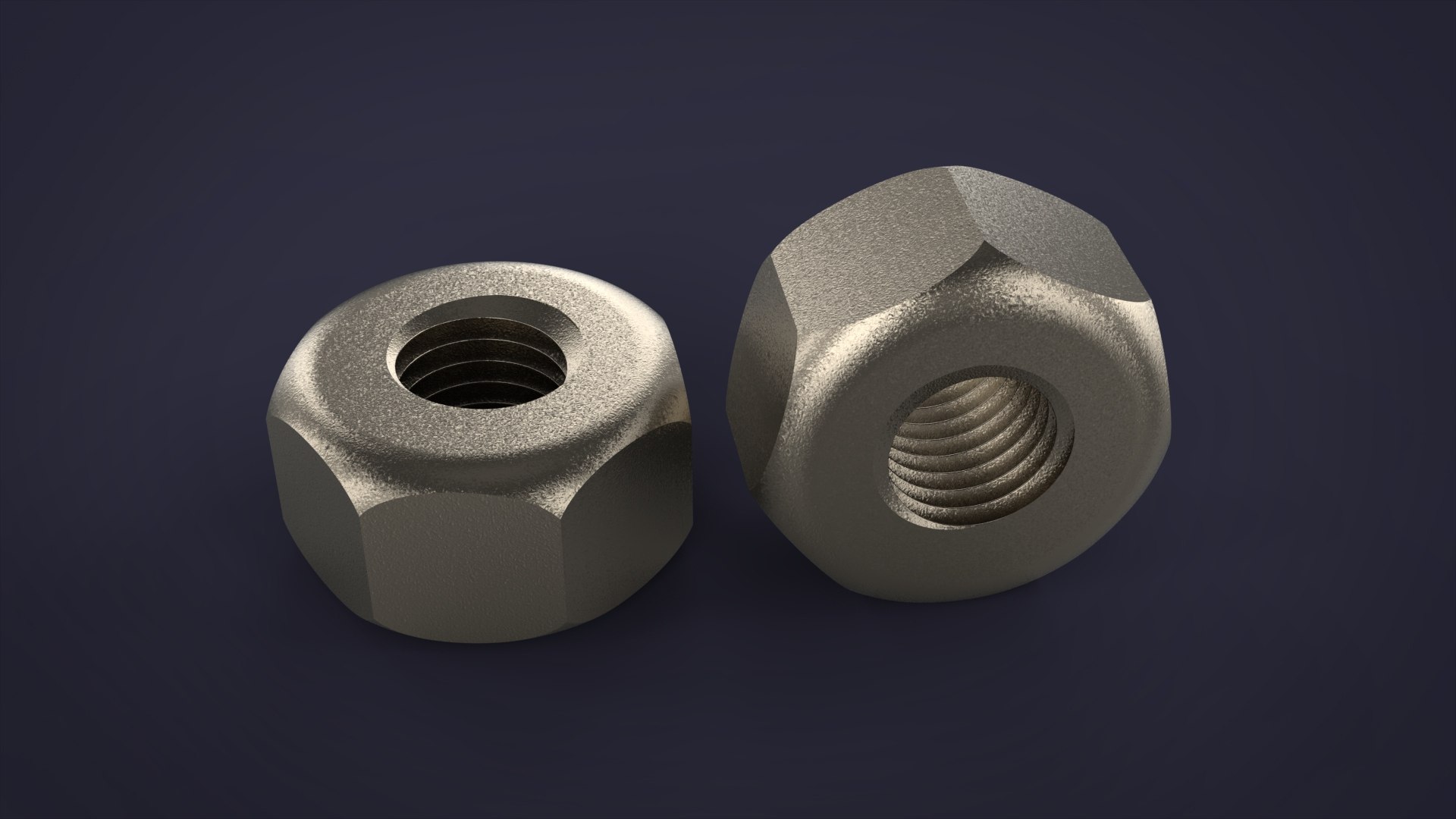 Hexagonal Nut 3D Model - TurboSquid 2118365