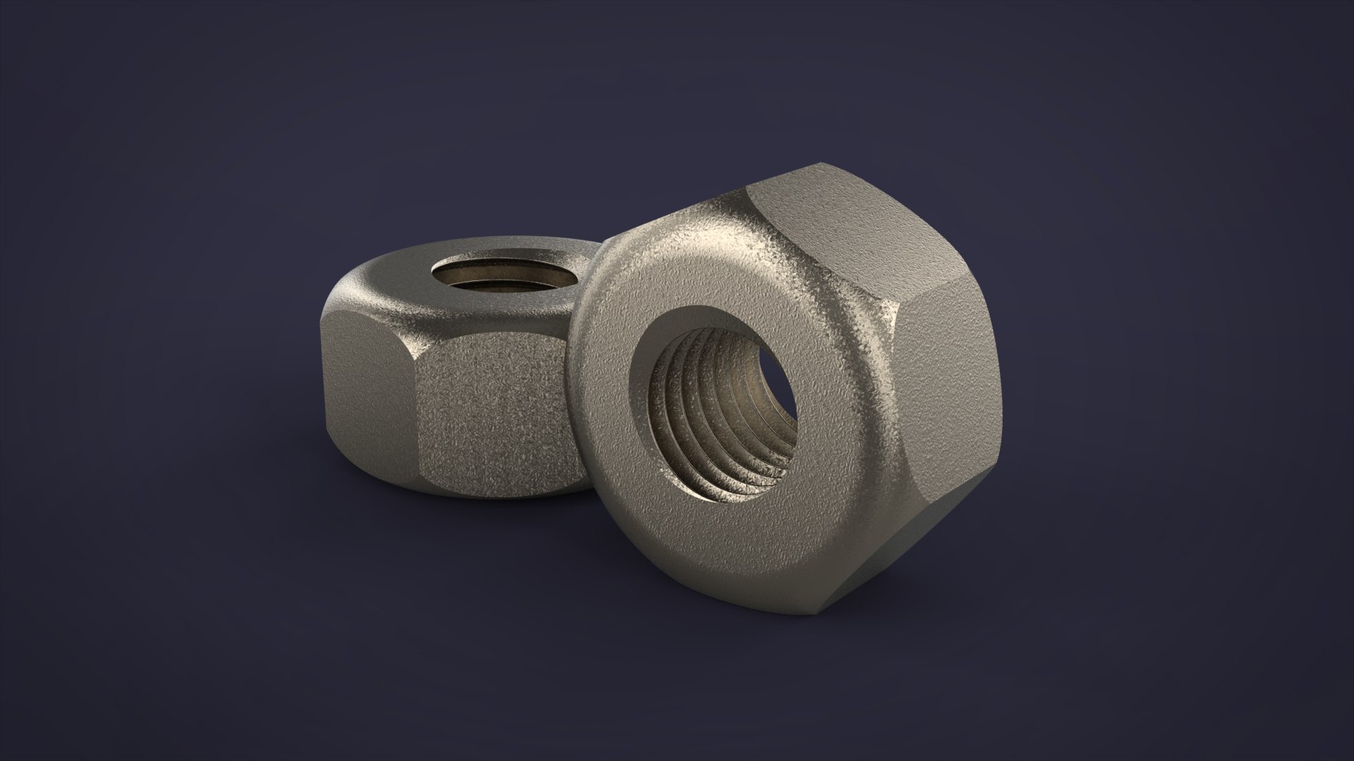 Hexagonal Nut 3D Model - TurboSquid 2118365