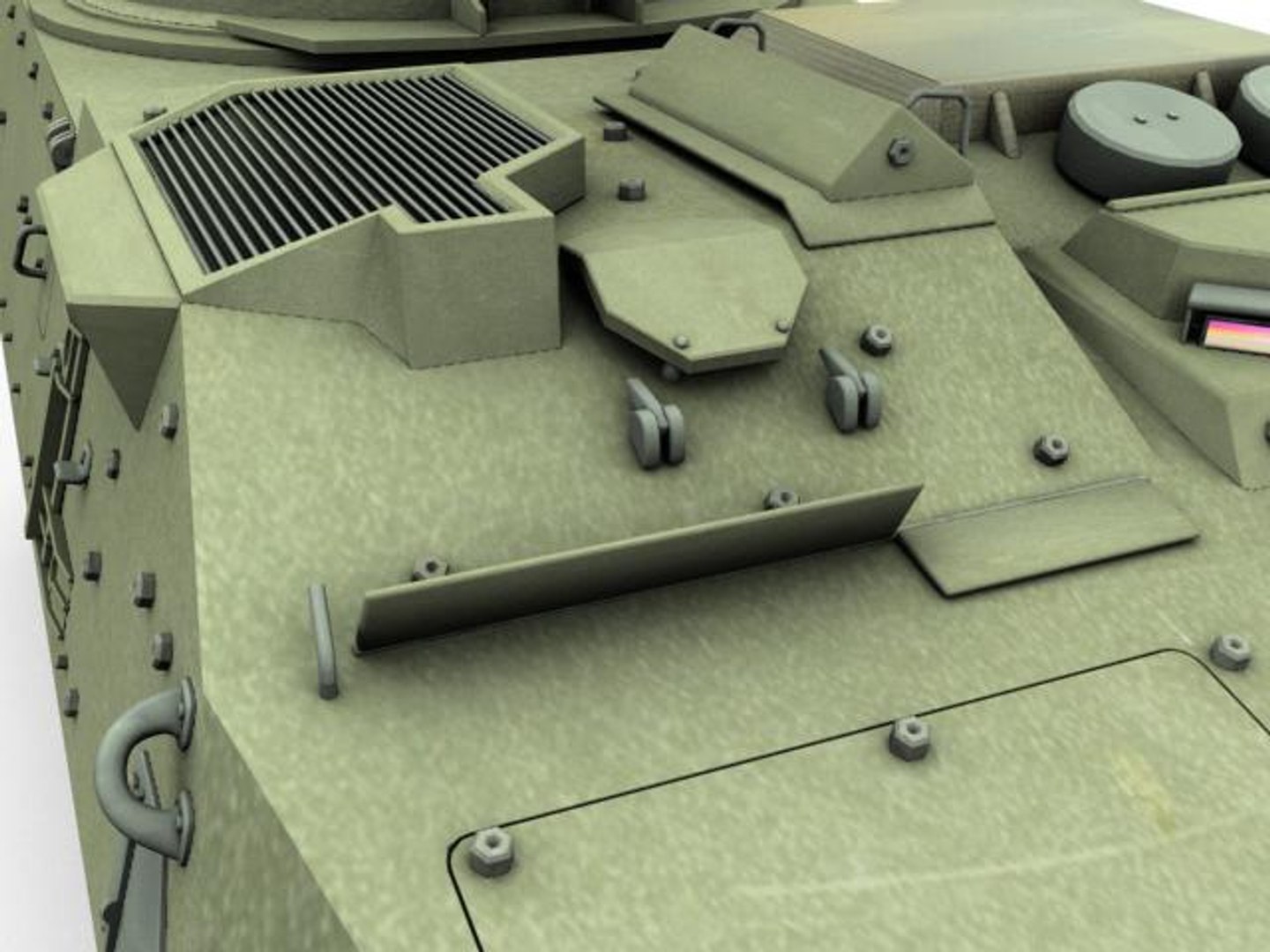 stryker mgs 3d model