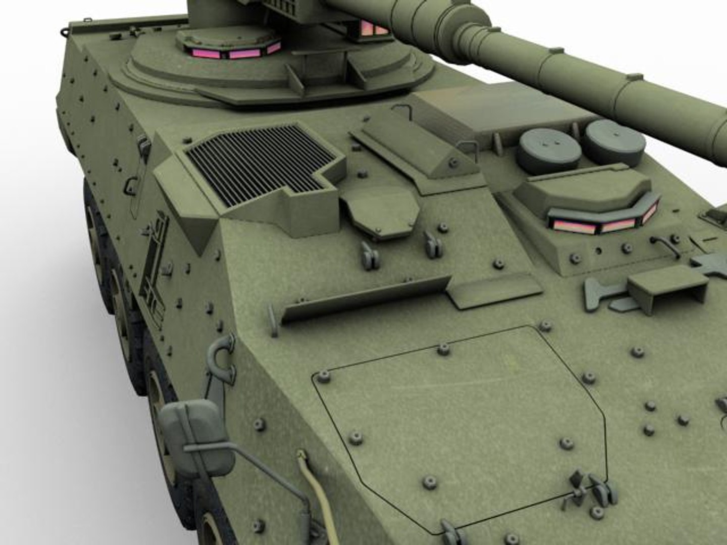 stryker mgs 3d model