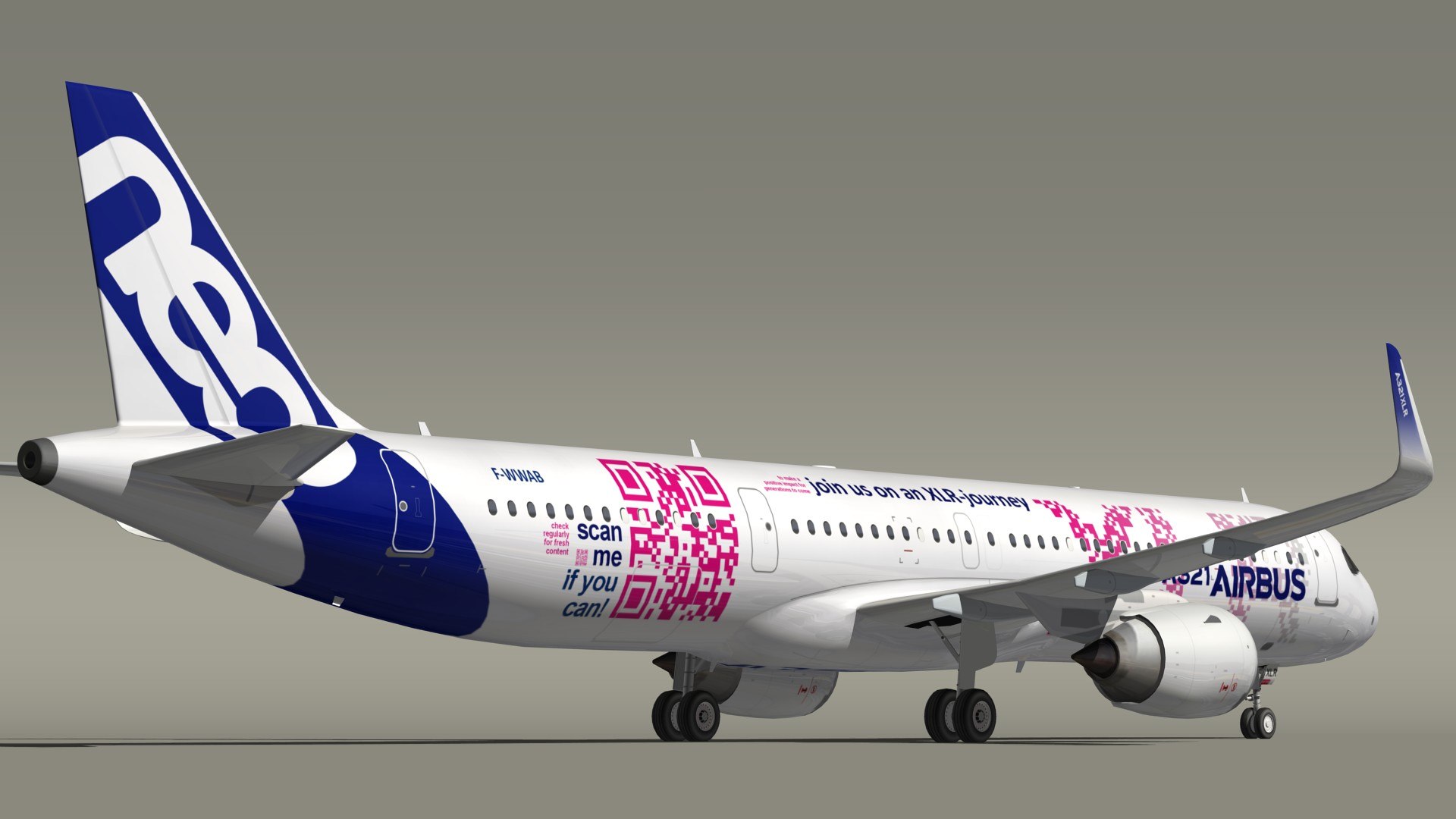 Airbus A321Neo XLR 3D Model - TurboSquid 2103786