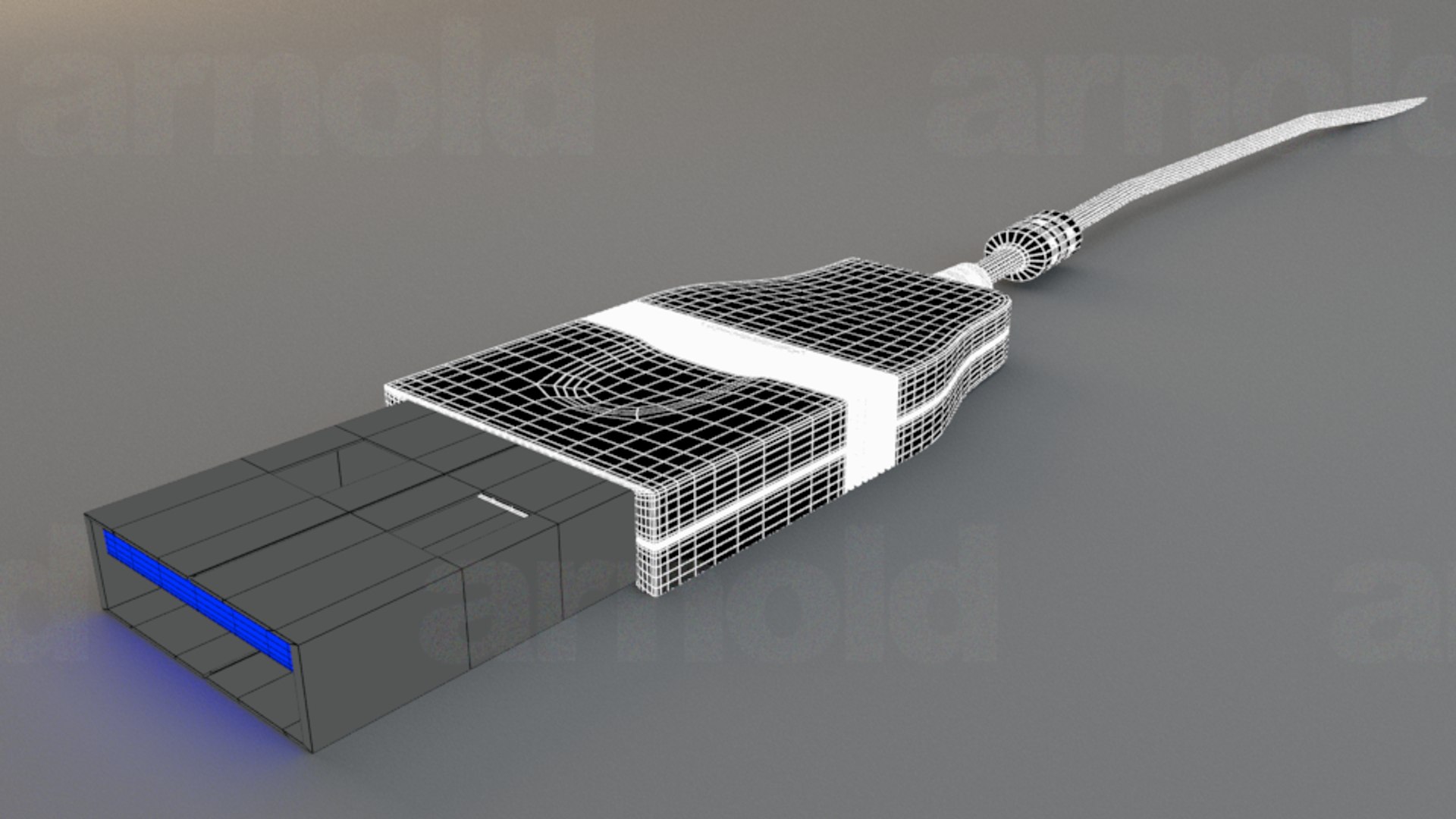 Free Obj Model Usb Cable