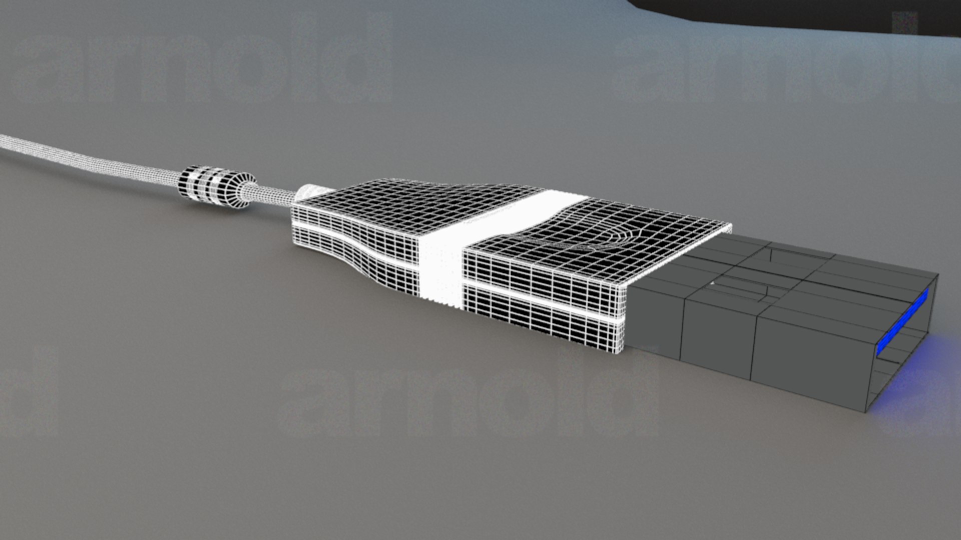 Free Obj Model Usb Cable