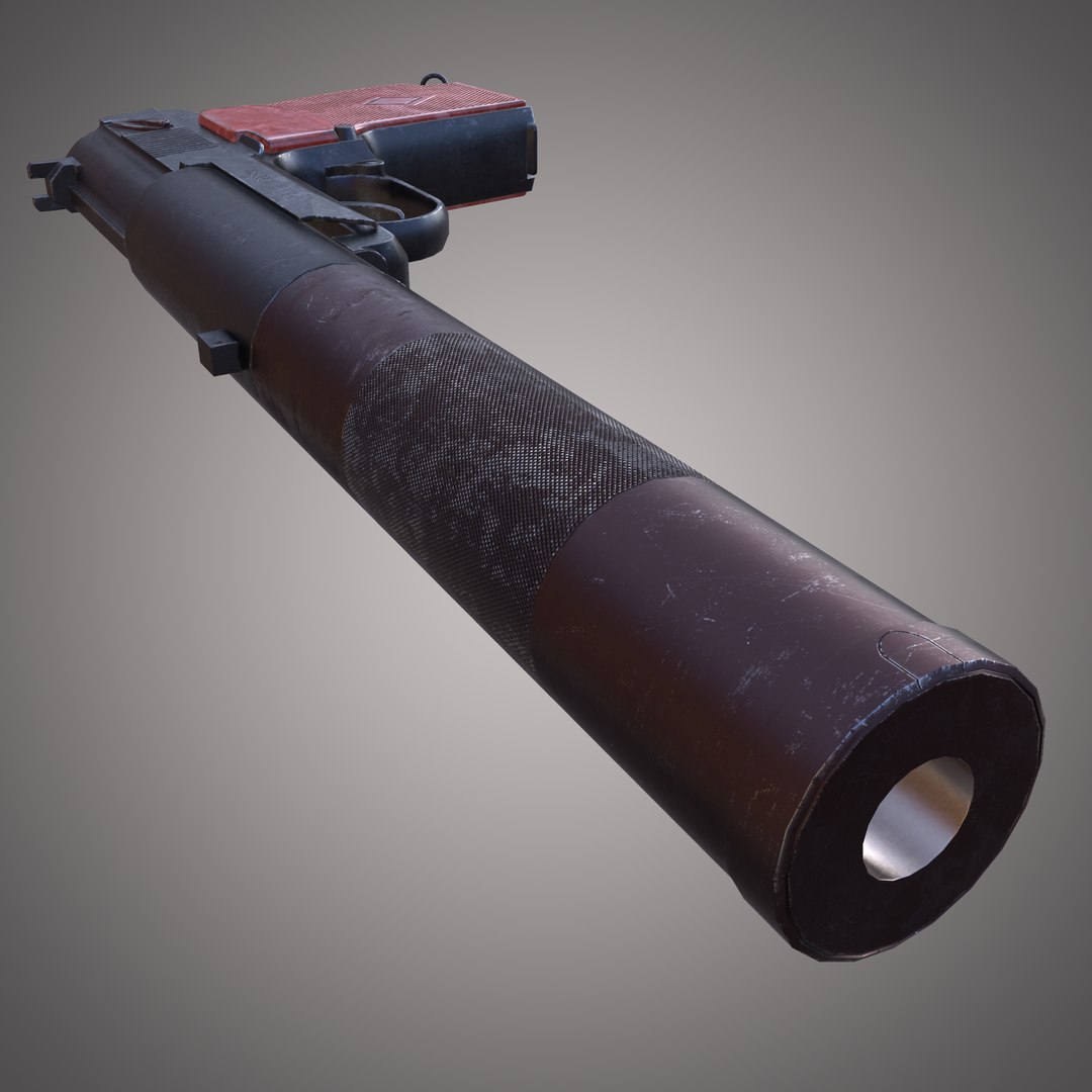 pb silent pistol makarov obj