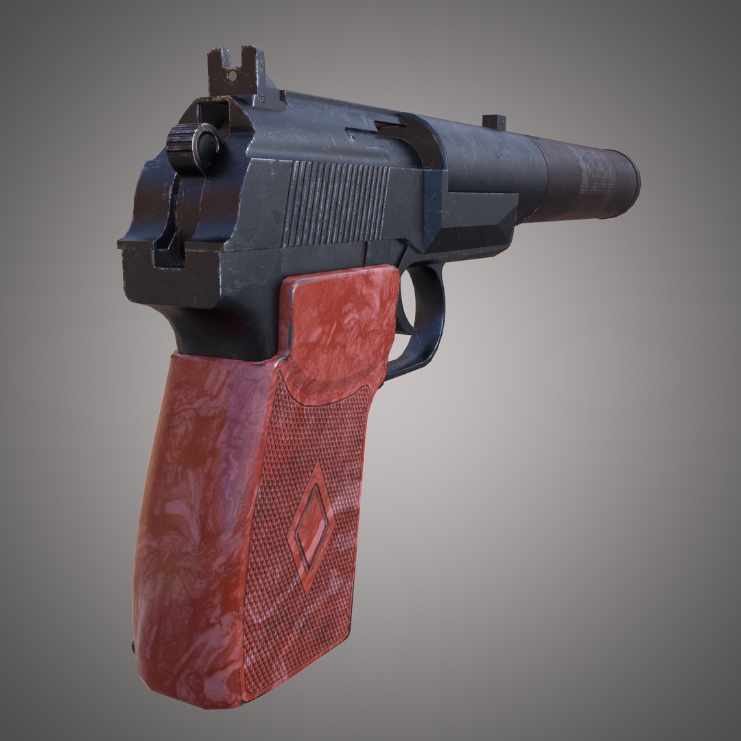 pb silent pistol makarov obj