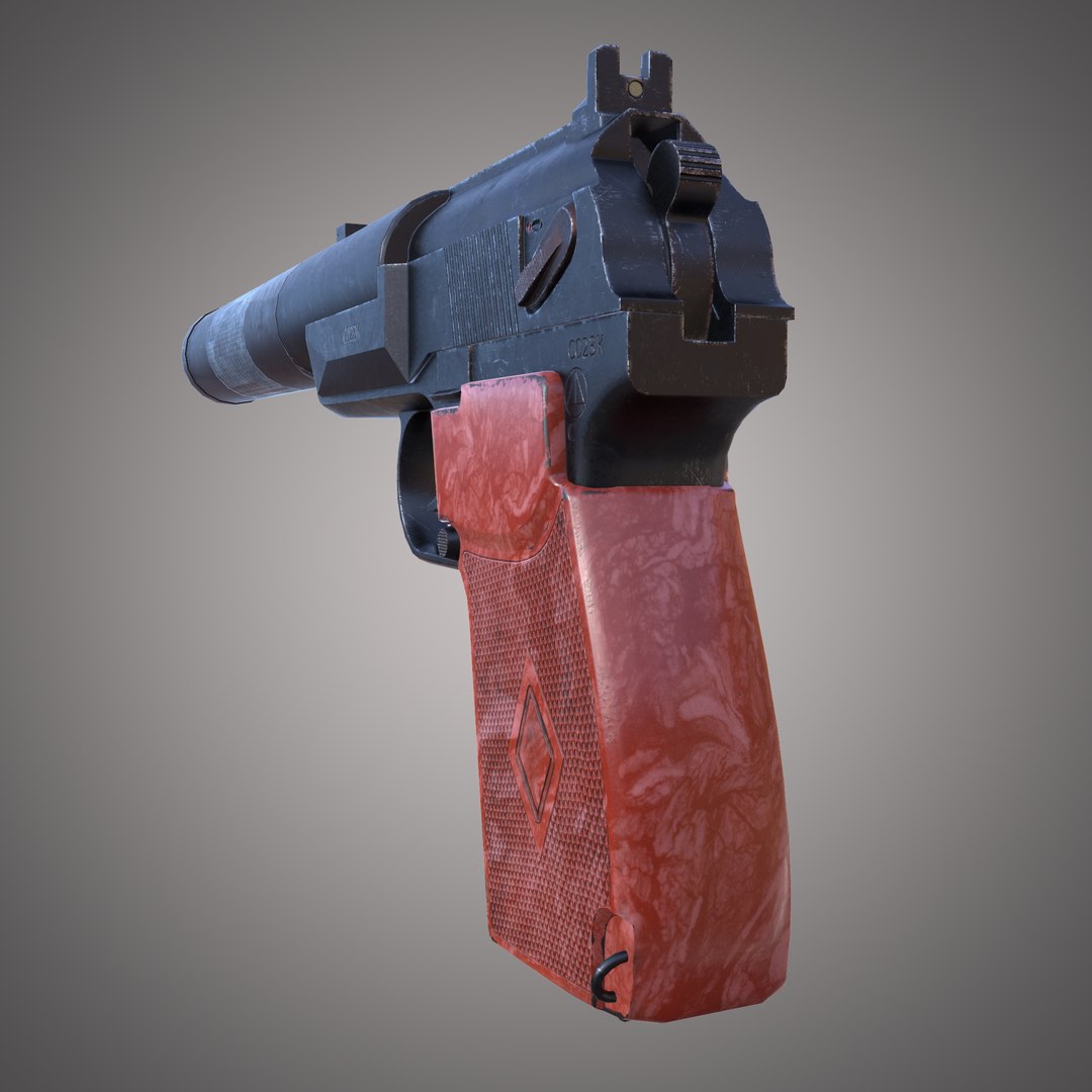 pb silent pistol makarov obj