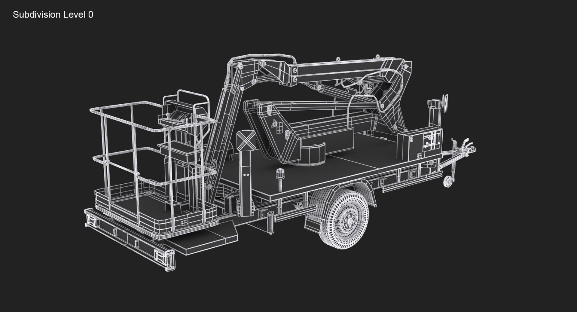 3d Cherry Picker Trailer