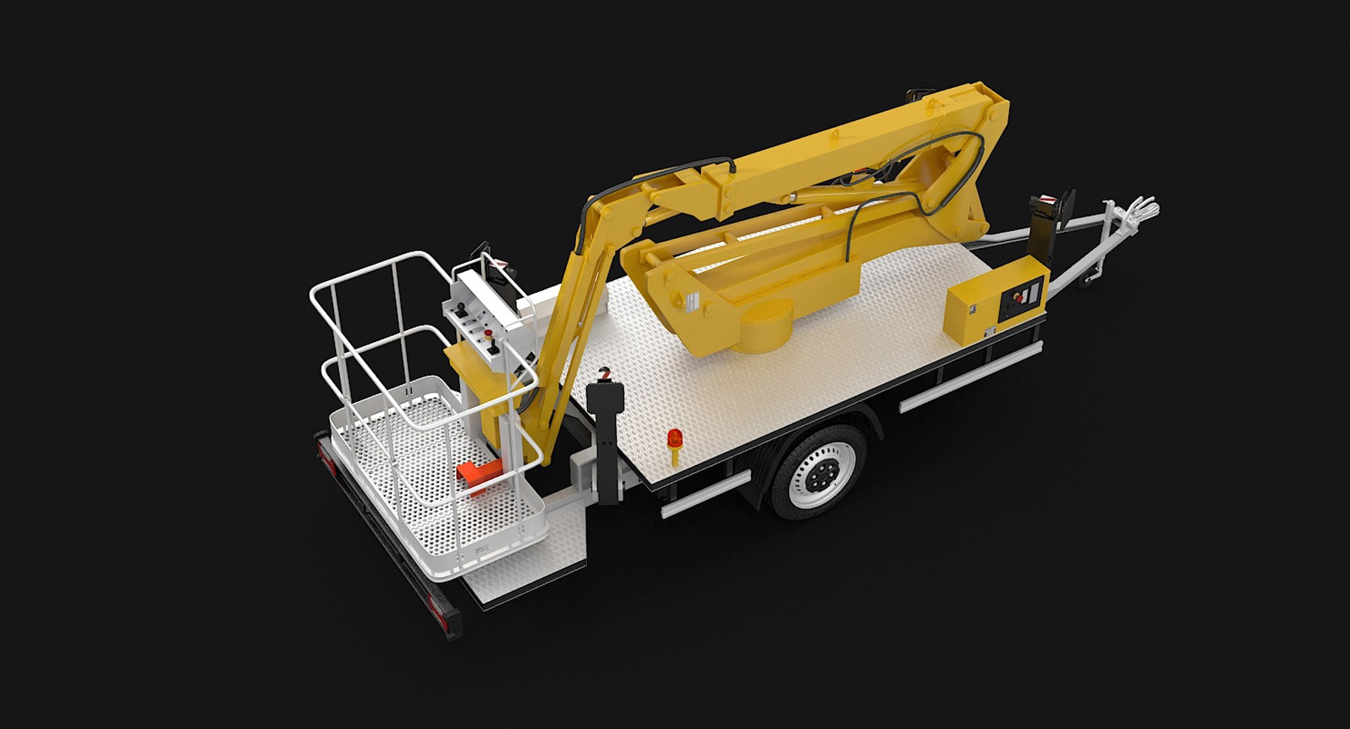 3d Cherry Picker Trailer