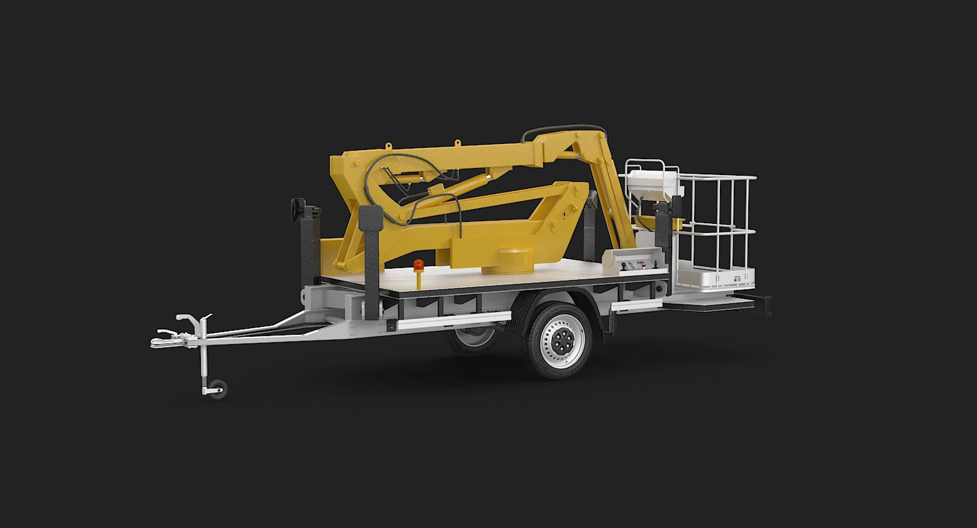 3d Cherry Picker Trailer