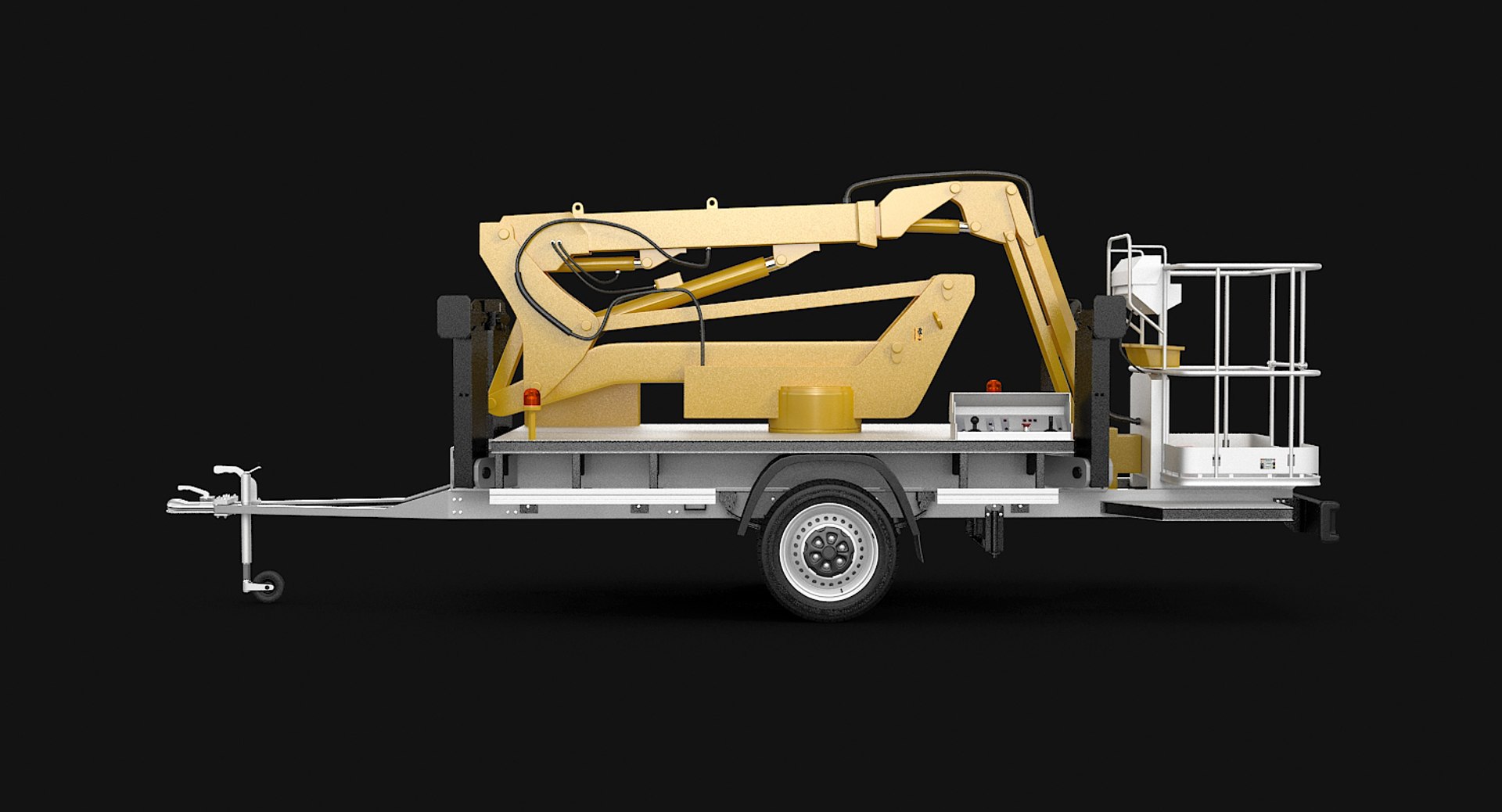3d Cherry Picker Trailer
