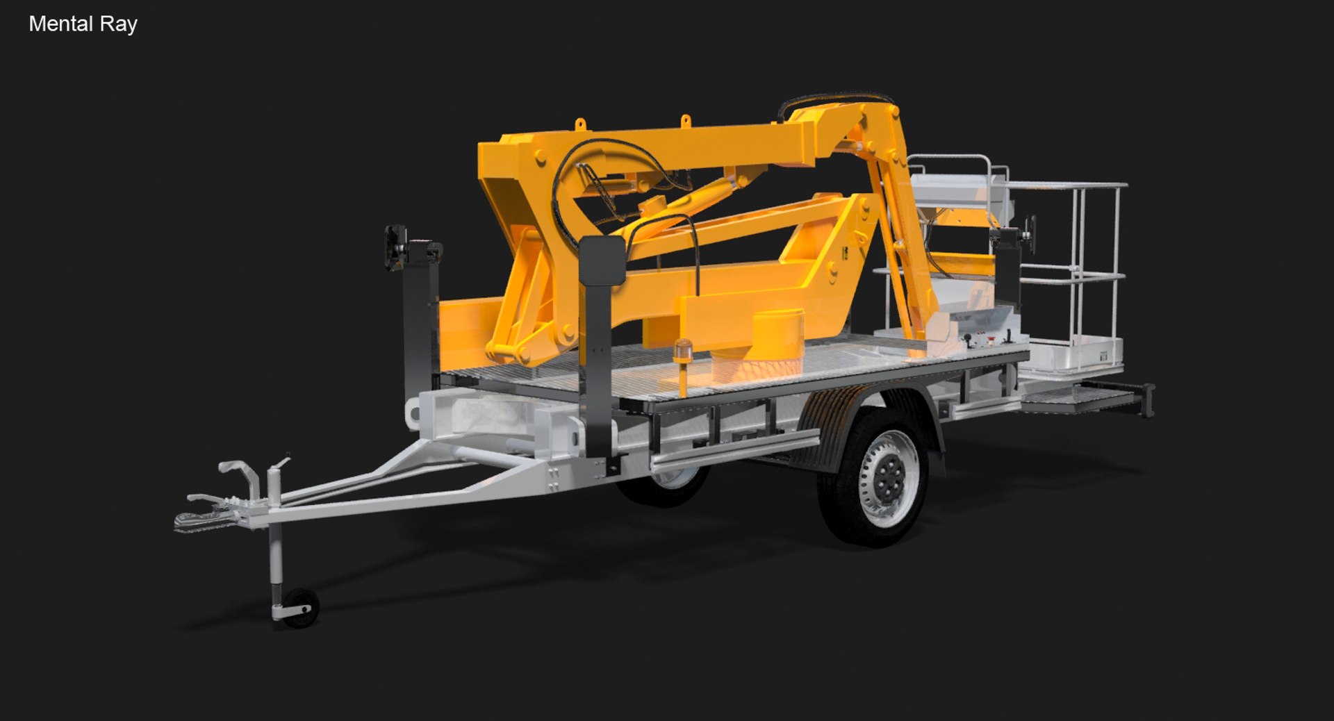 3d Cherry Picker Trailer