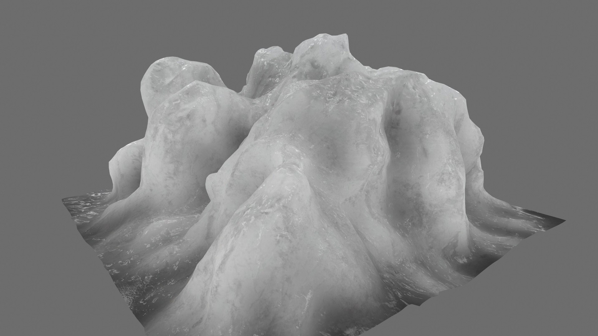 3D ice snow model - TurboSquid 1174133