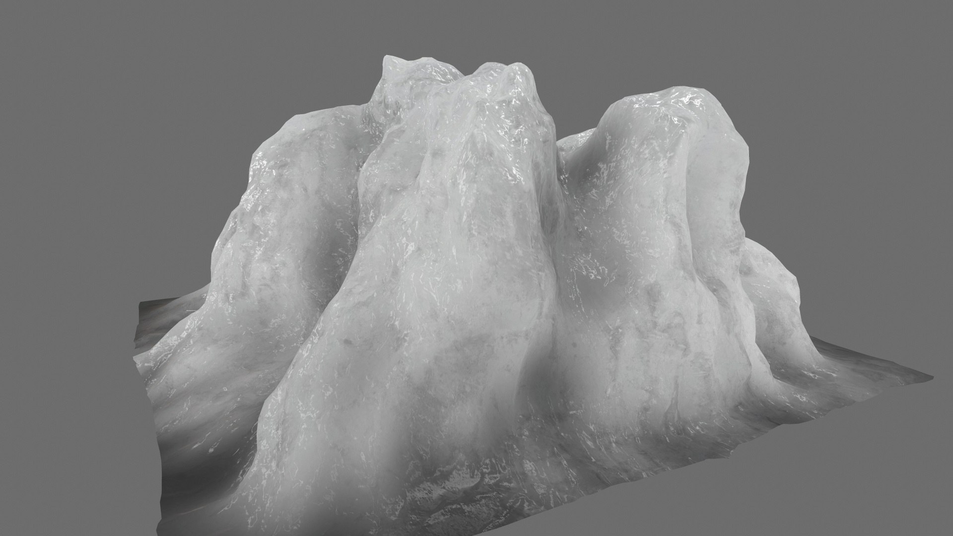 3D ice snow model - TurboSquid 1174133