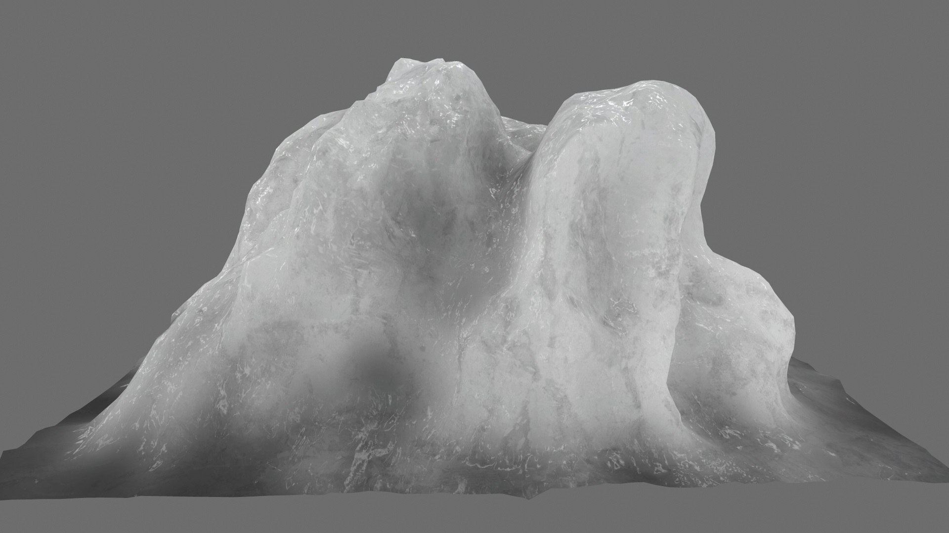 3D ice snow model - TurboSquid 1174133
